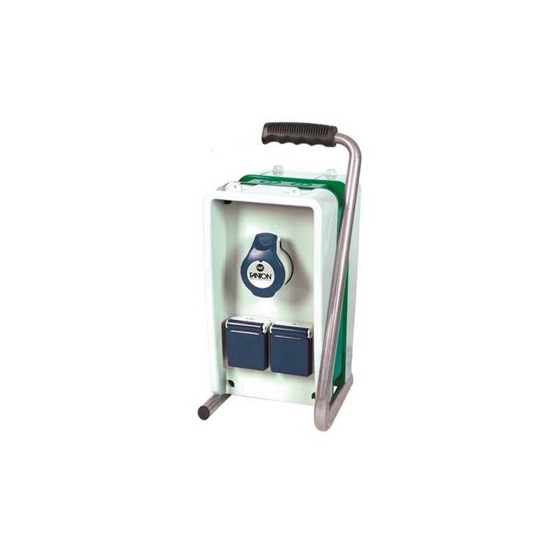Cuadro distribucion portatil 2x+2 shunko IP44