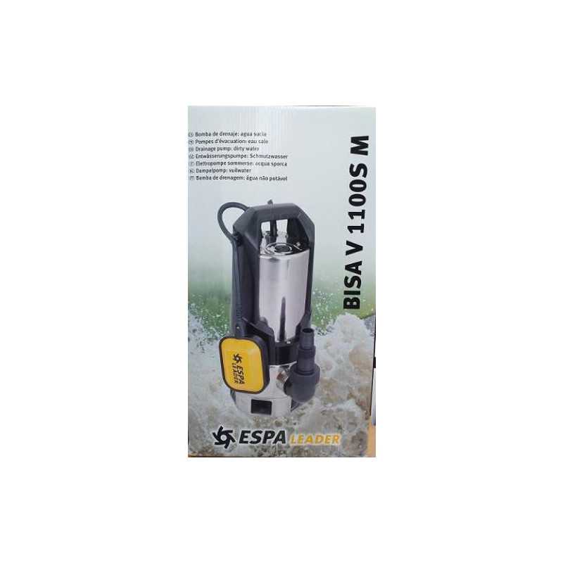 Bomba sumergible ESPA inox aguas sucias 1100w. bisa v